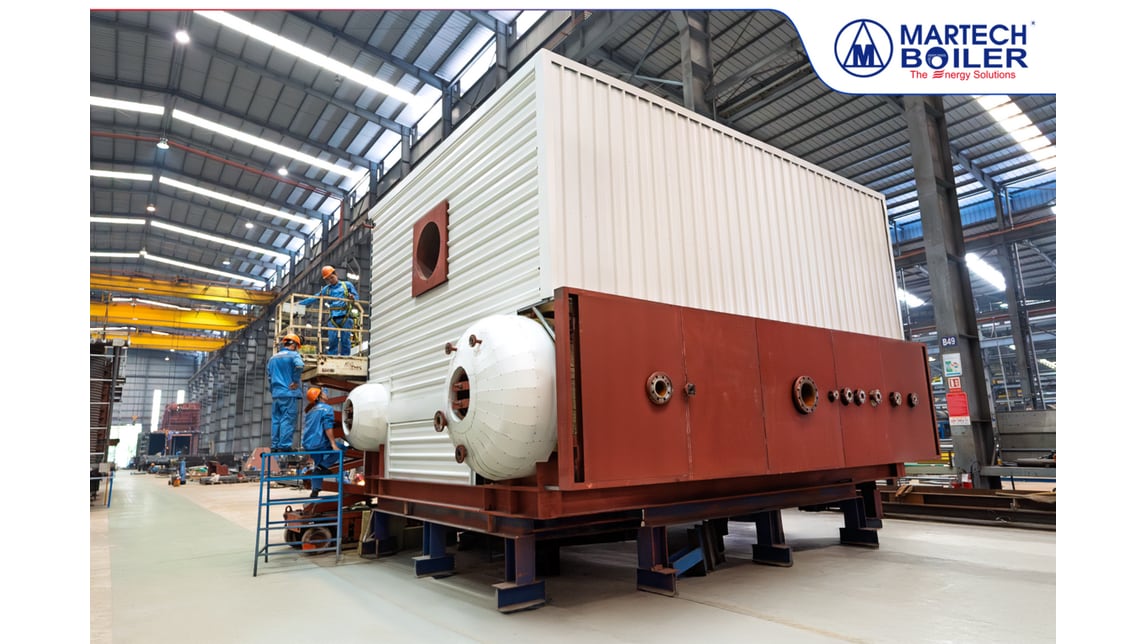 LIGNA Product 2025: Gas-fired Boiler (Water-tube boiler) (Martech)